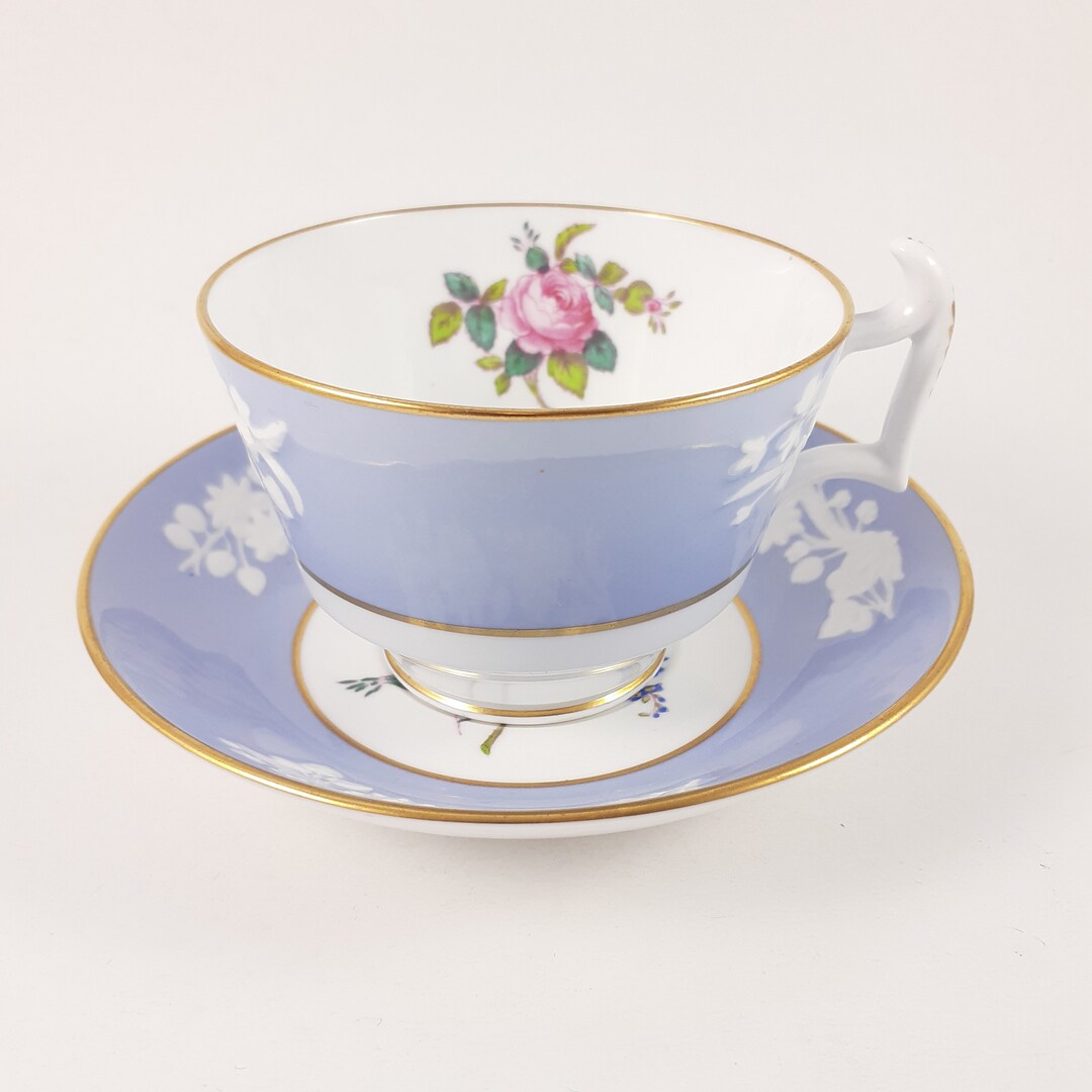 Maritime Rose Tea Cup and Saucer by Spode Copeland - Etsy