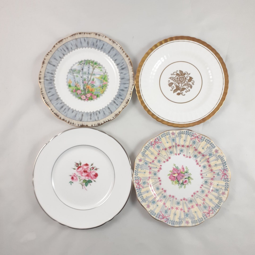 Mismatch Plates 6 Inch Plates Side Plates Dessert Plates - Etsy