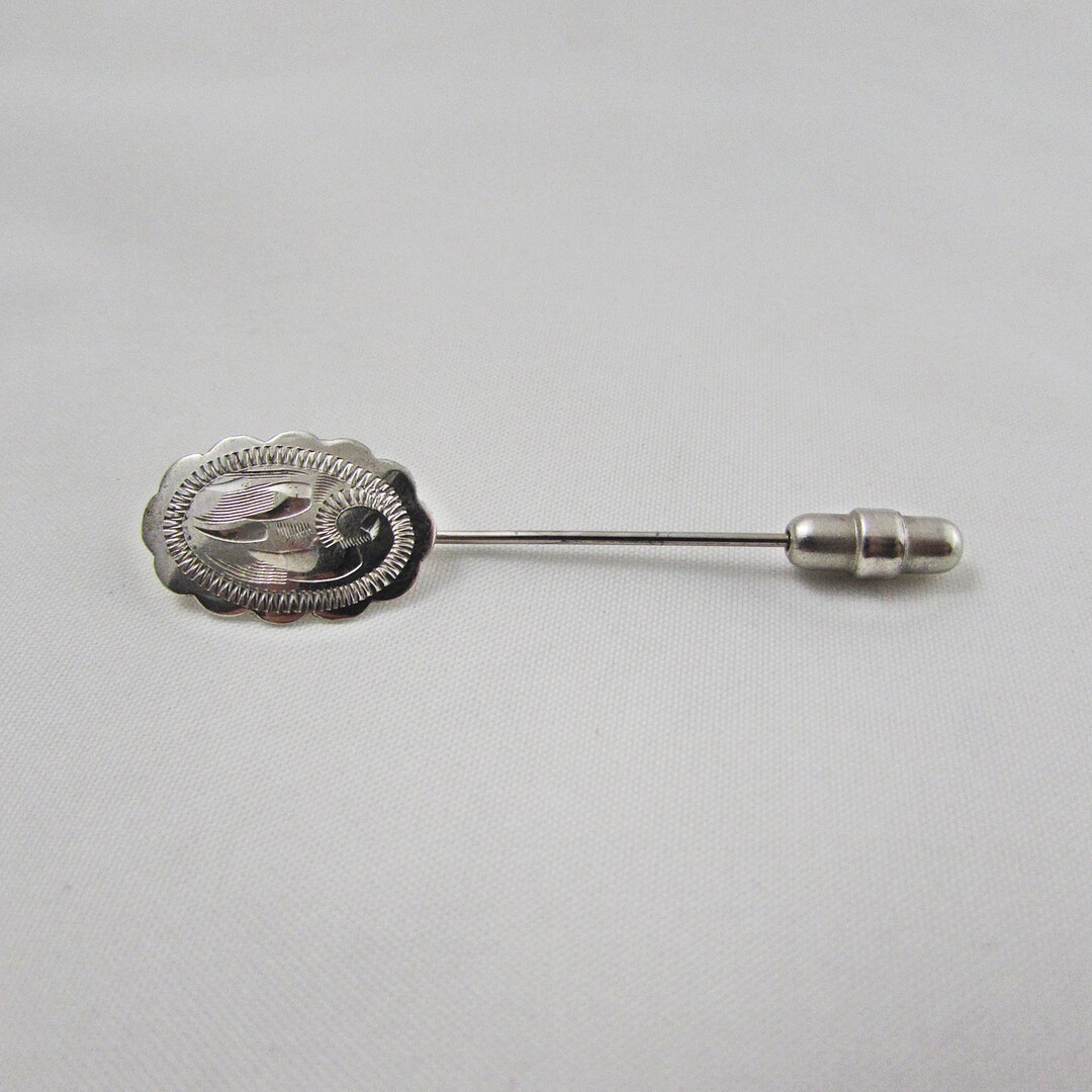 Vintage Sterling Stick Pin, Smith and Bond smibo Sterling Silver, 2 ...