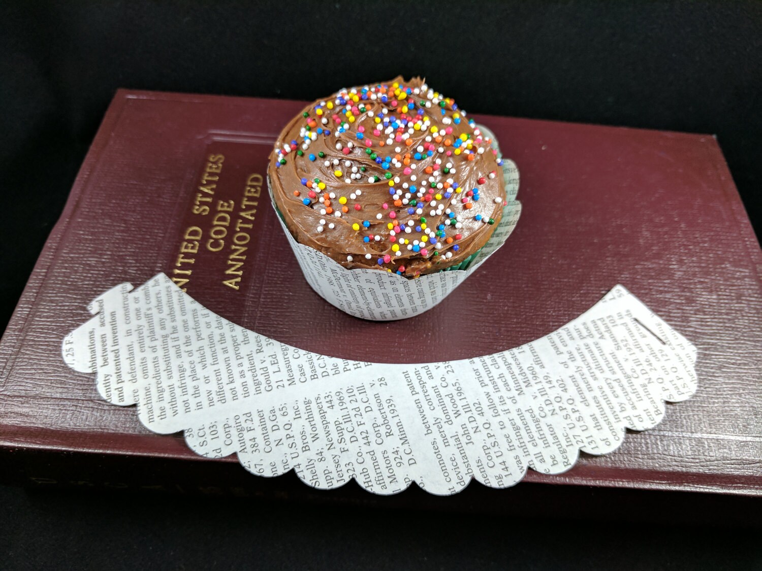 Legally a Cupcake Wrapper set of 12 Made From Law Books - Etsy