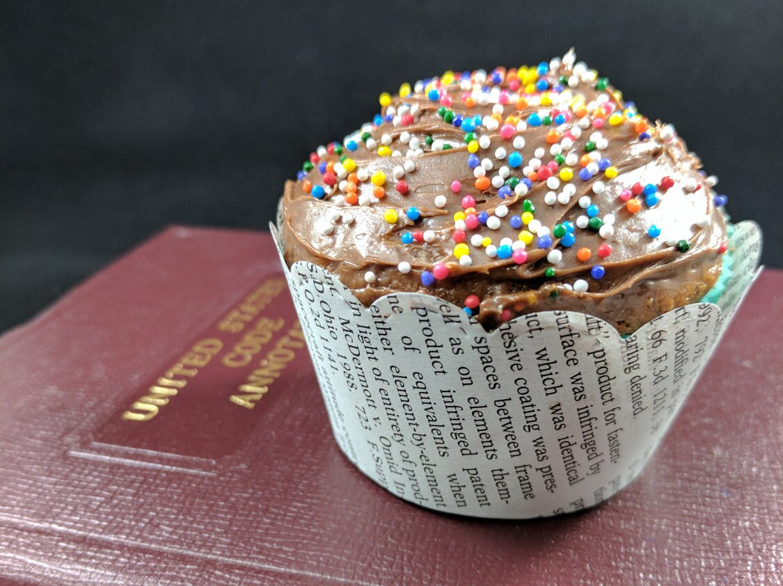 Legally a Cupcake Wrapper (set of 12) - Made From Law Books - Etsy