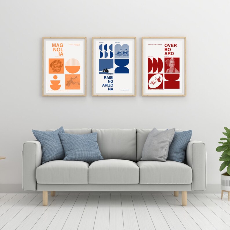 Overboard Inspired Movie Art Mid Century Modern Design Poster - Etsy