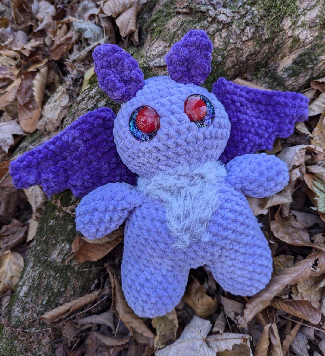 Pru the Purple Mothman Plushie - Etsy