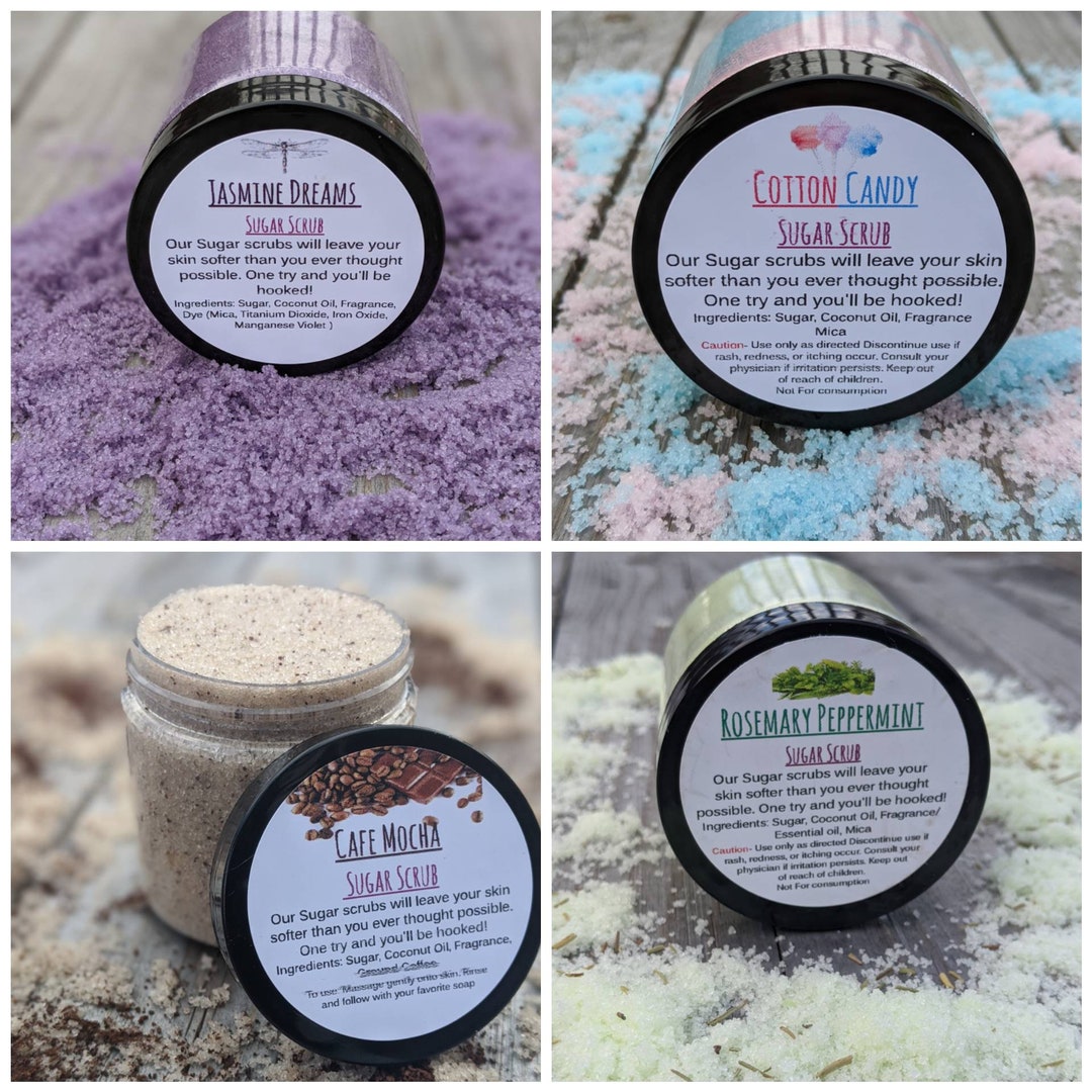 4oz. Mini Sugar Scrubs - Choose Your Scent - Etsy