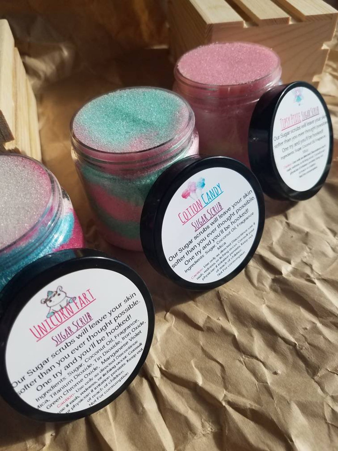 Mini Sugar Scrub 3 for 15 - Etsy