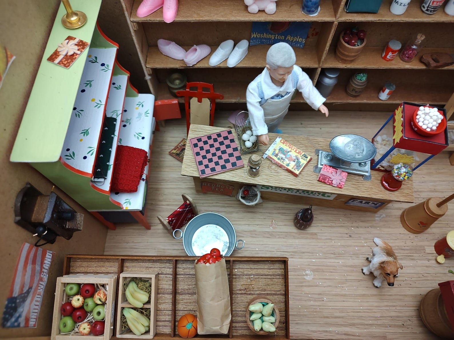 Dollhouse General Store - Vintage - Complete 1:12 With Accessories - Etsy