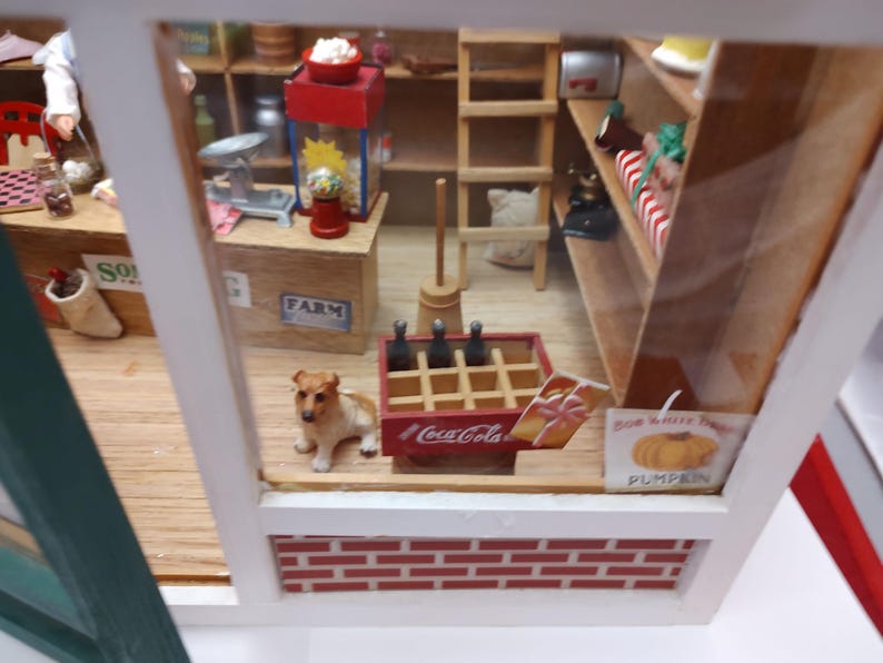 Dollhouse General Store - Vintage - Complete 1:12 With Accessories - Etsy