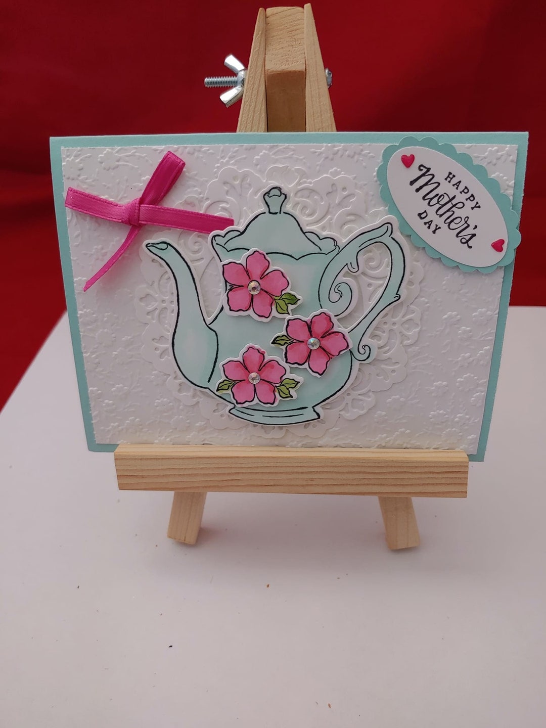 Beautiful Tea Pot Mother's Day Card - Etsy