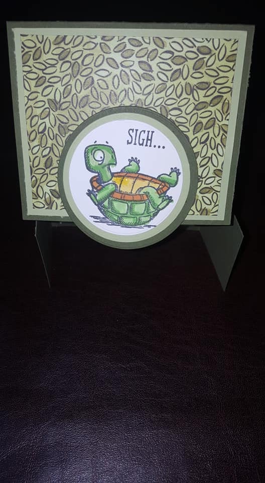 Handmade Greeting Card - Get Well Turtle Card Hand Stamped - Etsy