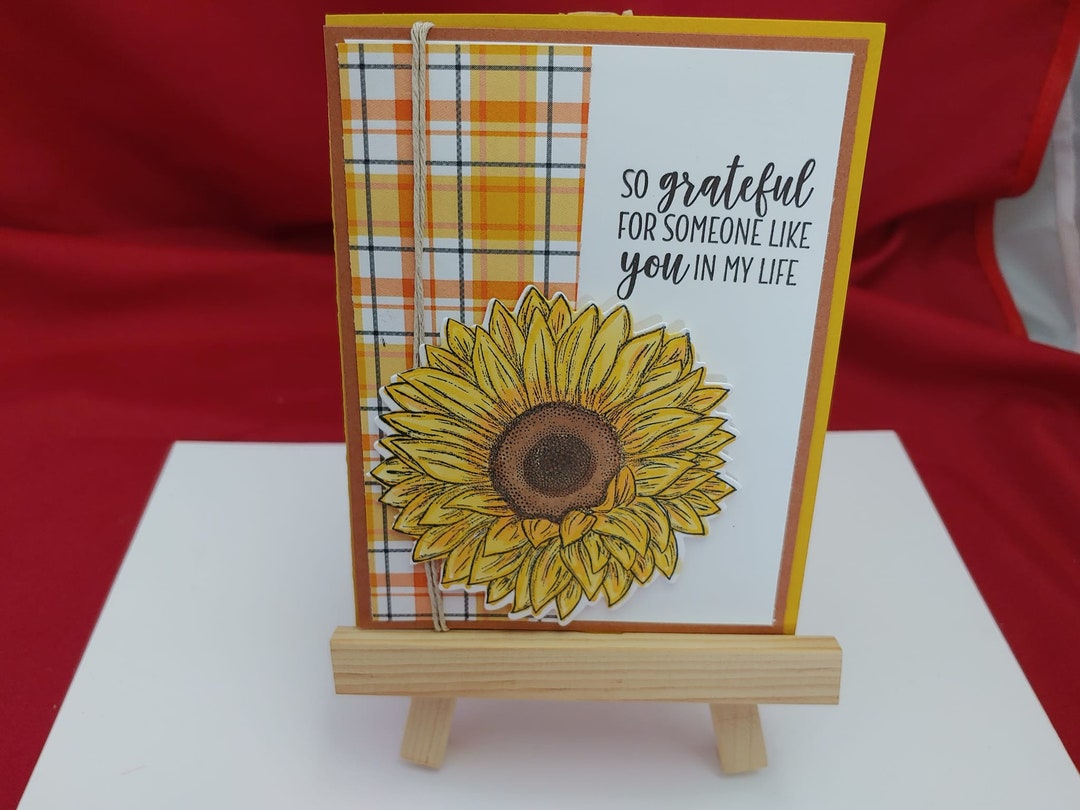 Thanksgiving Card - Sunflowers - Etsy