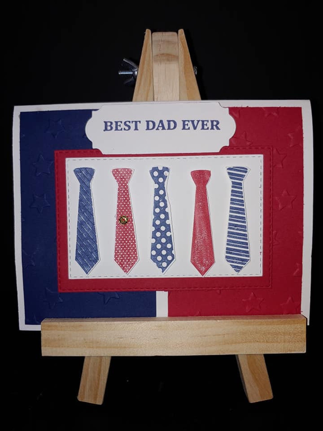 Father's Day Card - Handmade - "best Dad Ever" - Etsy
