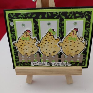 Spring Chicken Birthday Card - - Etsy