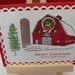 Christmas Barn - Handmade Greeting Card - Etsy