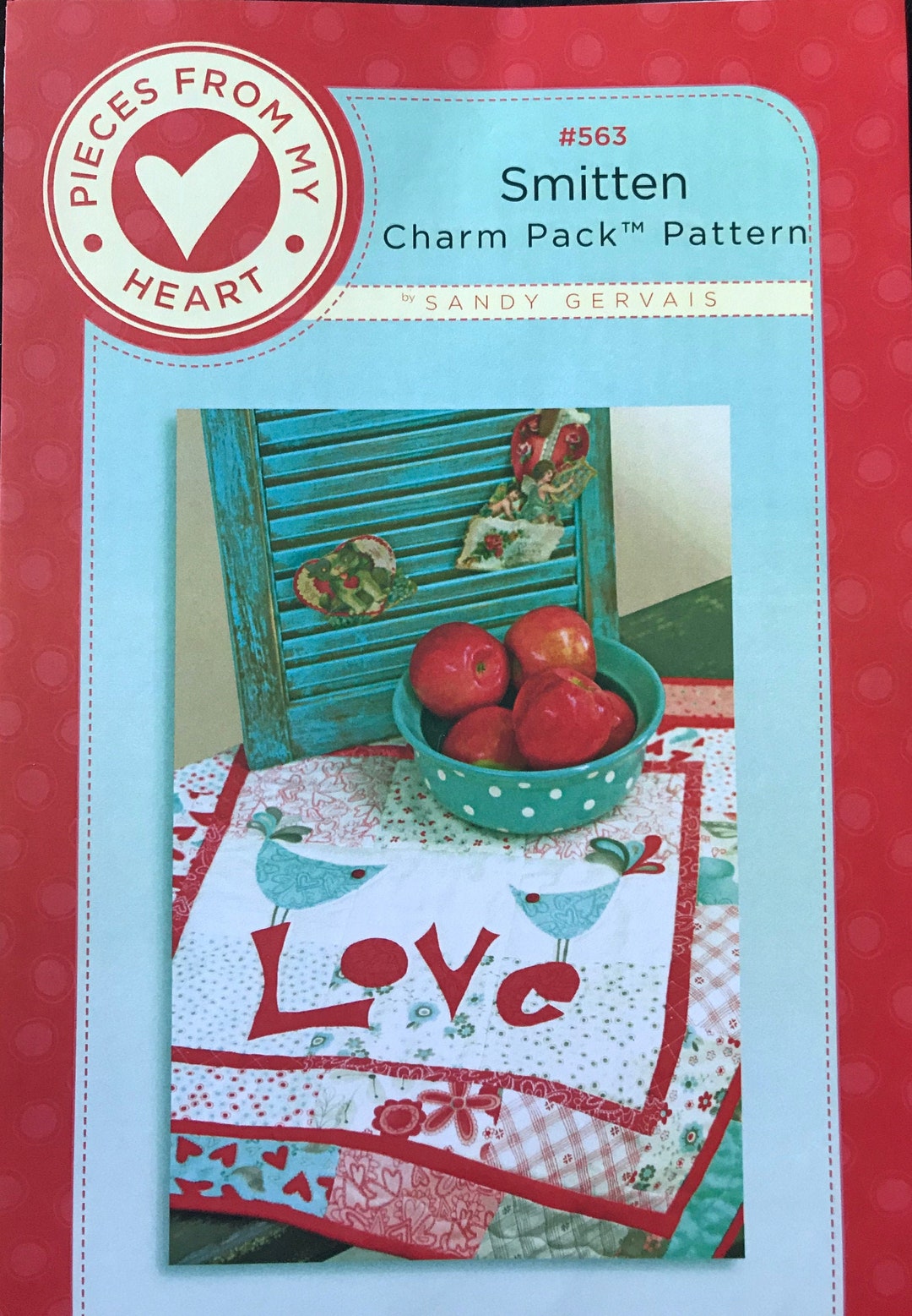 Smitten Quilt Pattern by Pieces From My Heart - Etsy