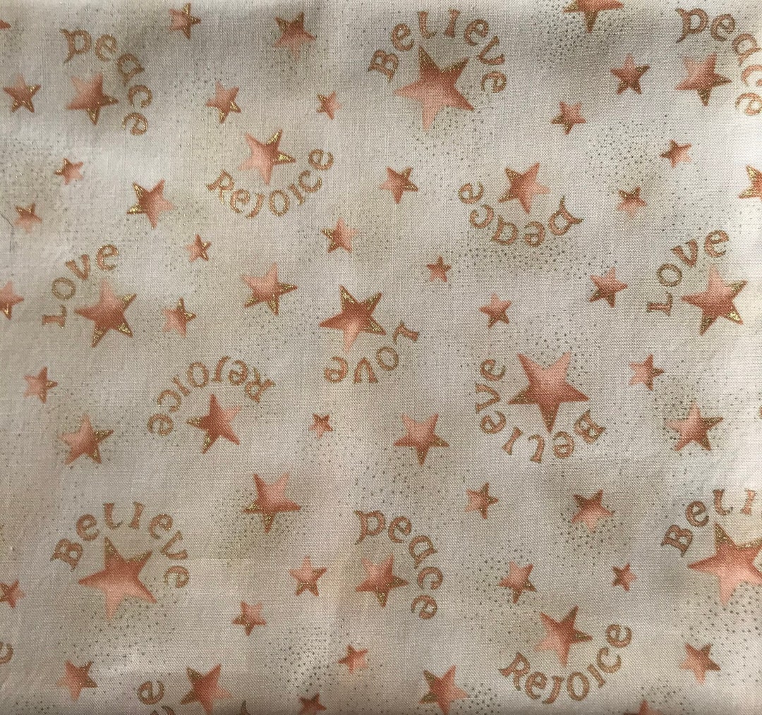 Christmas Fabric Stars and Words by Stephanie Stouffer for Robert ...