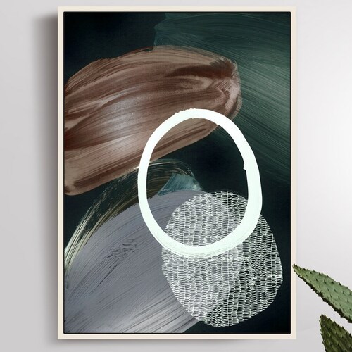 Large Abstract Wall Art Printable Printable Art Green | Etsy