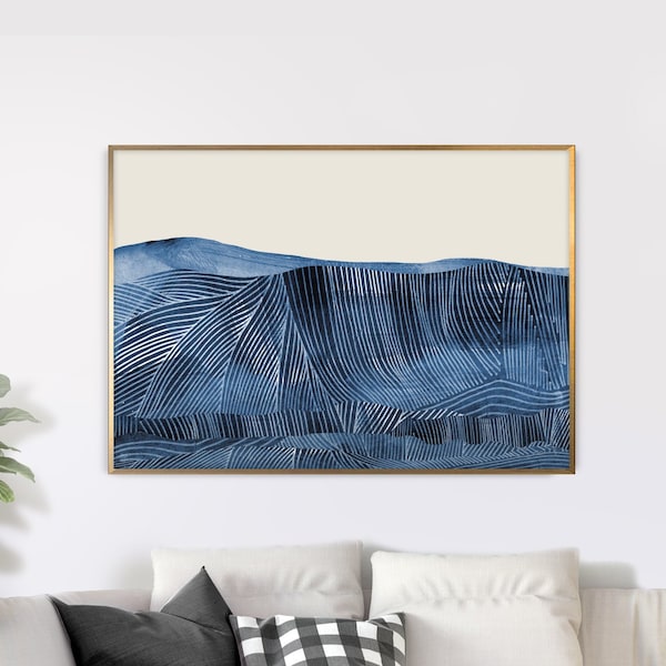 Blue Art - Etsy
