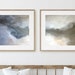 Abstract Sky Painting Prints Set: Neutral Cloud Art (20x20) (digital ...