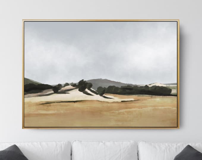 Large Landscape Painting Large Wall Art Abstract Landscape - Etsy