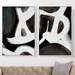 Set of 2 Prints Abstract Art Prints Black and White Art - Etsy