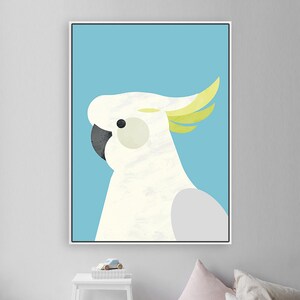 Kids Room Art, Large Wall Art, Printable Art, Parrot Print, Children's ...