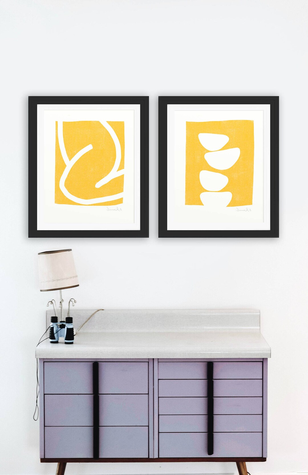 Set of 2 Prints, Abstract Art Prints, Large Wall Art, Printable ...