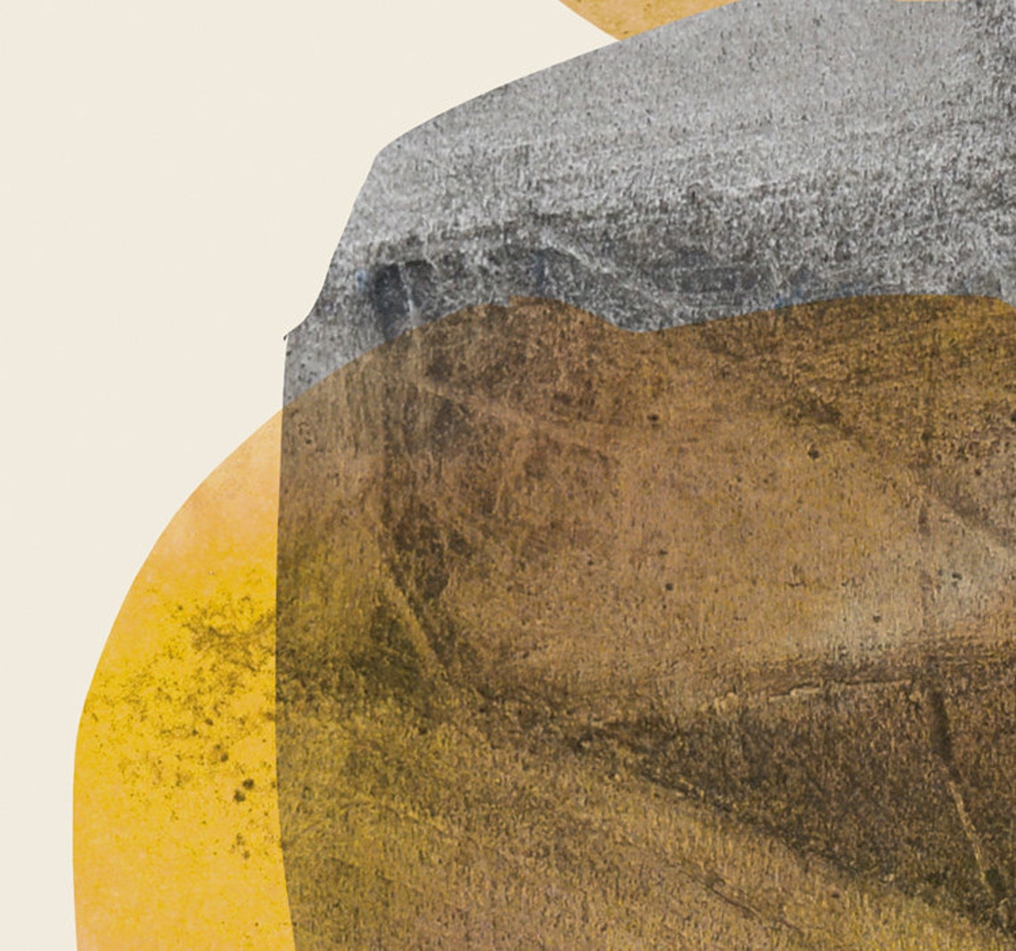 Large Abstract Art A2 Printable Art Minimal Art Grey and | Etsy