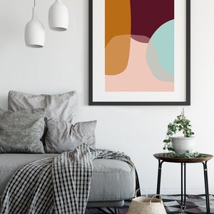 Large Printable Art, Mid Century Print, Large Art, Mid Century Modern ...