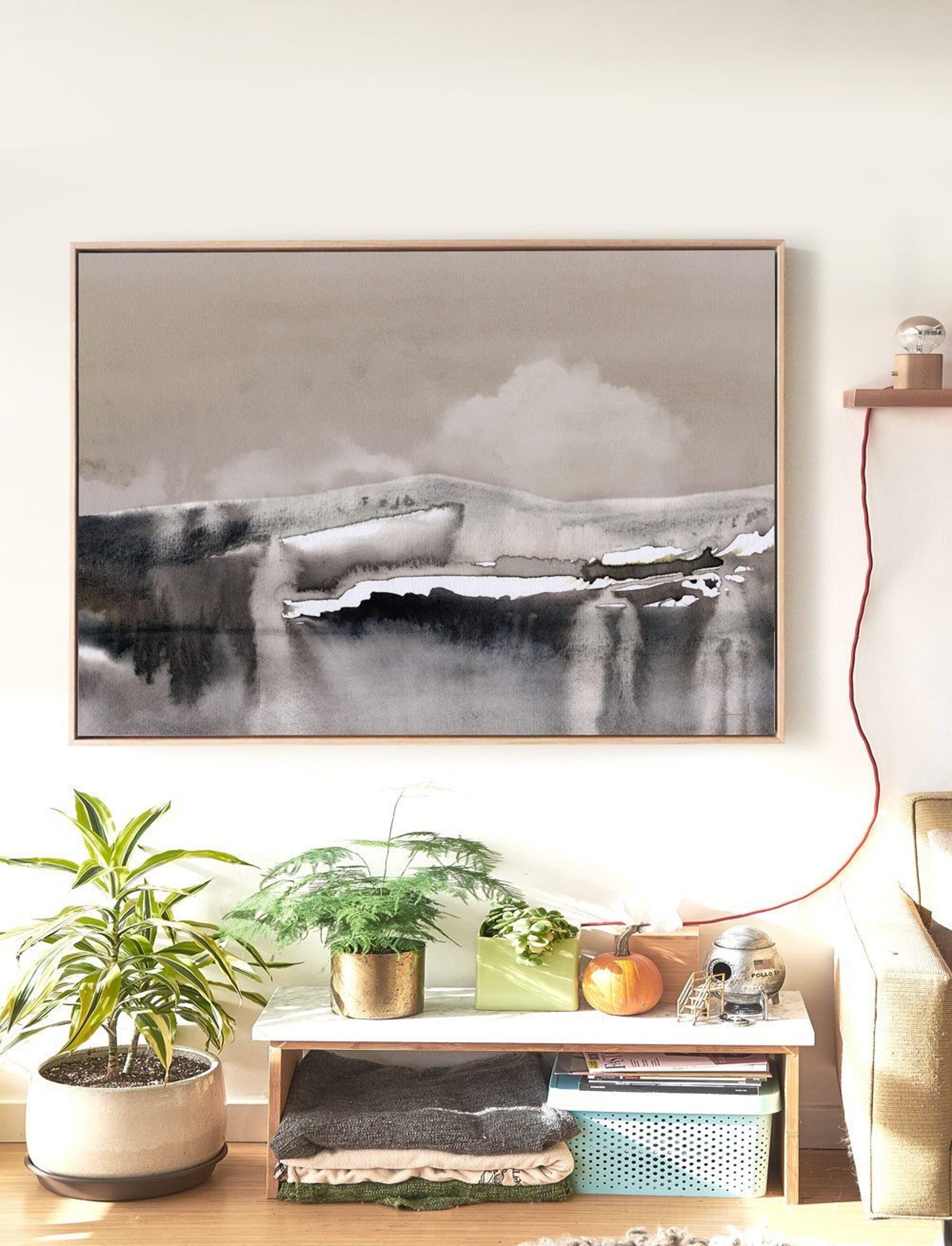 Large Wall Art Large Landscape Painting Coastal Art | Etsy