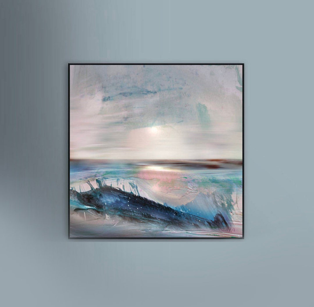 Printable Abstract Art, Seascape Painting, Digital Download, Abstract ...