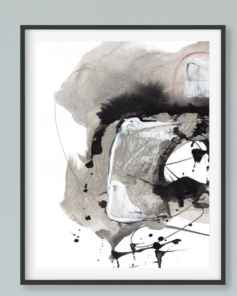 Abstract Art Print Set Set of 3 Prints Digital Downloads - Etsy UK