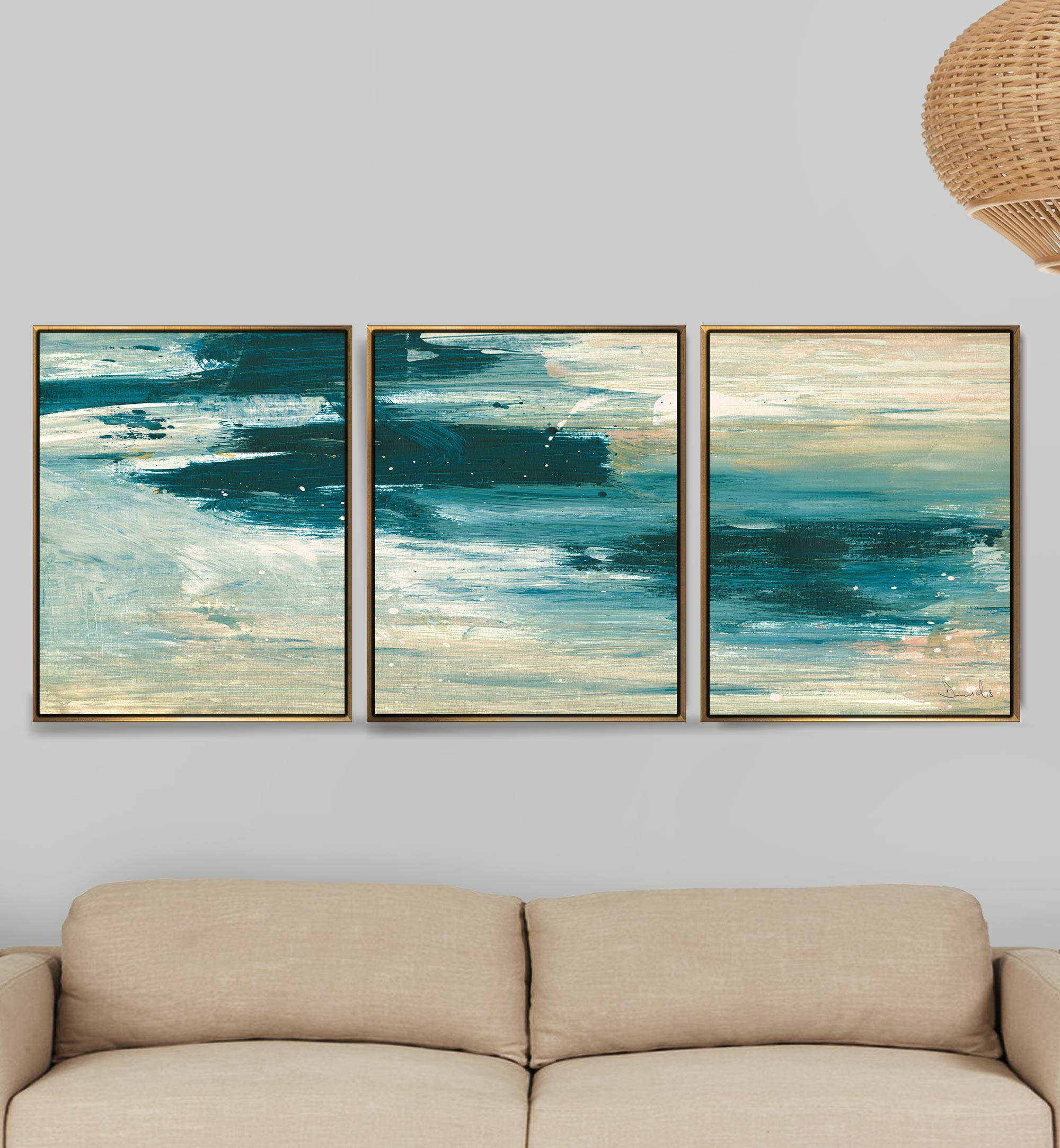 Set of 3 Prints Abstract Art Print Set 3 Abstract Prints | Etsy