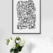 Large Abstract, Line Art, Printable Art, Large Art Prints, 50x70 Black ...