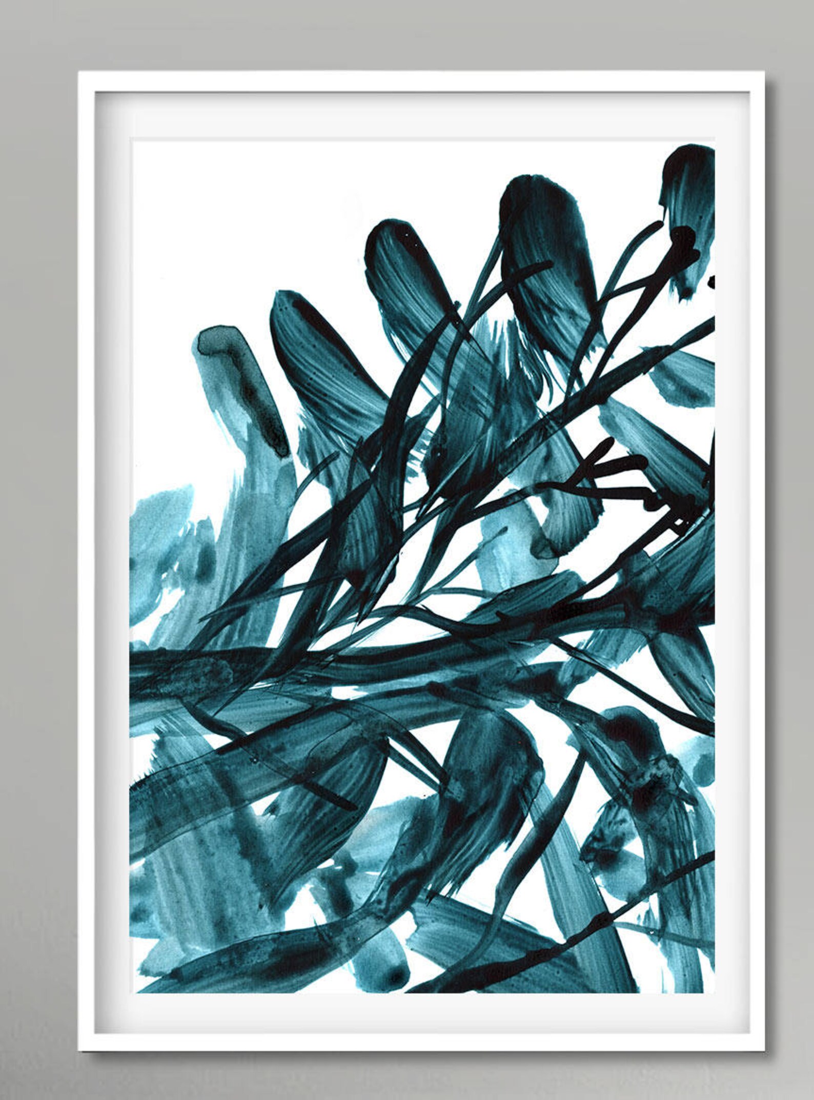 Set of 2 Prints Abstract Print Set Digital Downloads - Etsy UK