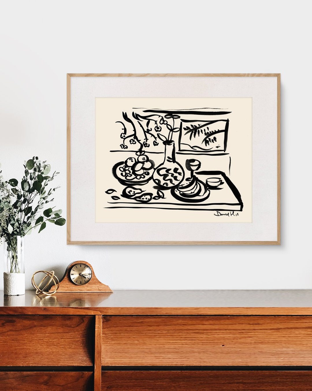 Abstract Painting. Ink Painting on Paper Vintage Art 16x20 - Etsy UK