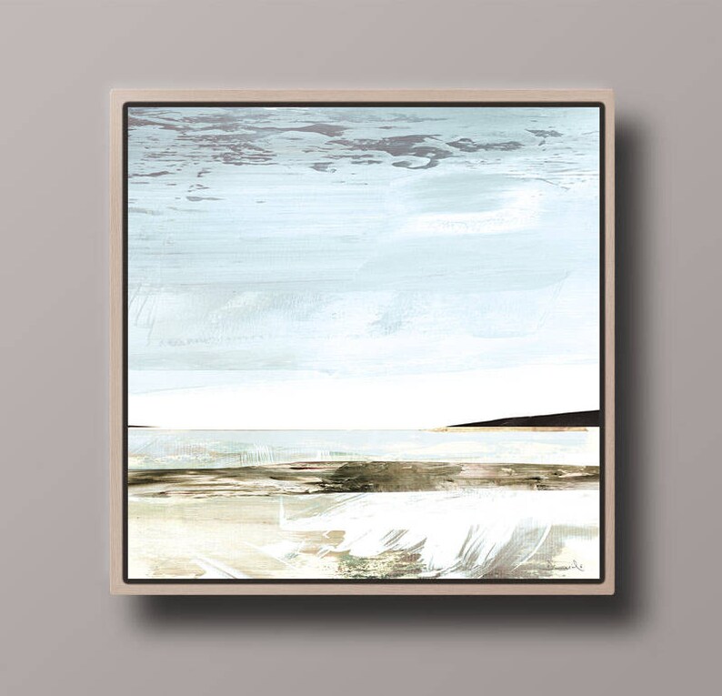 Abstract Seascape Painting Set of 2 Prints Large Abstract - Etsy