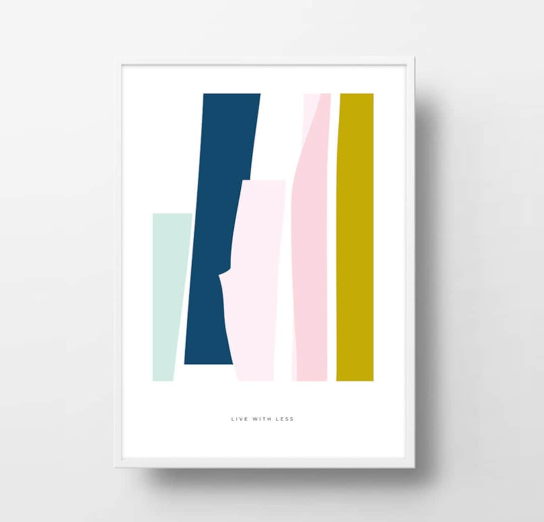 Minimal Print, Geometric Wall Art, Geometric Print, Scandinavian Print ...