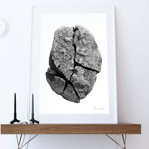 Black and White Print, Printable Art, Large Wall Art, Rock Art, A0 Art ...