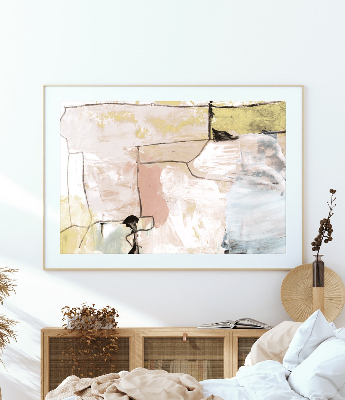 Large Abstract Printable Art Abstract Minimal Art 24x36 | Etsy