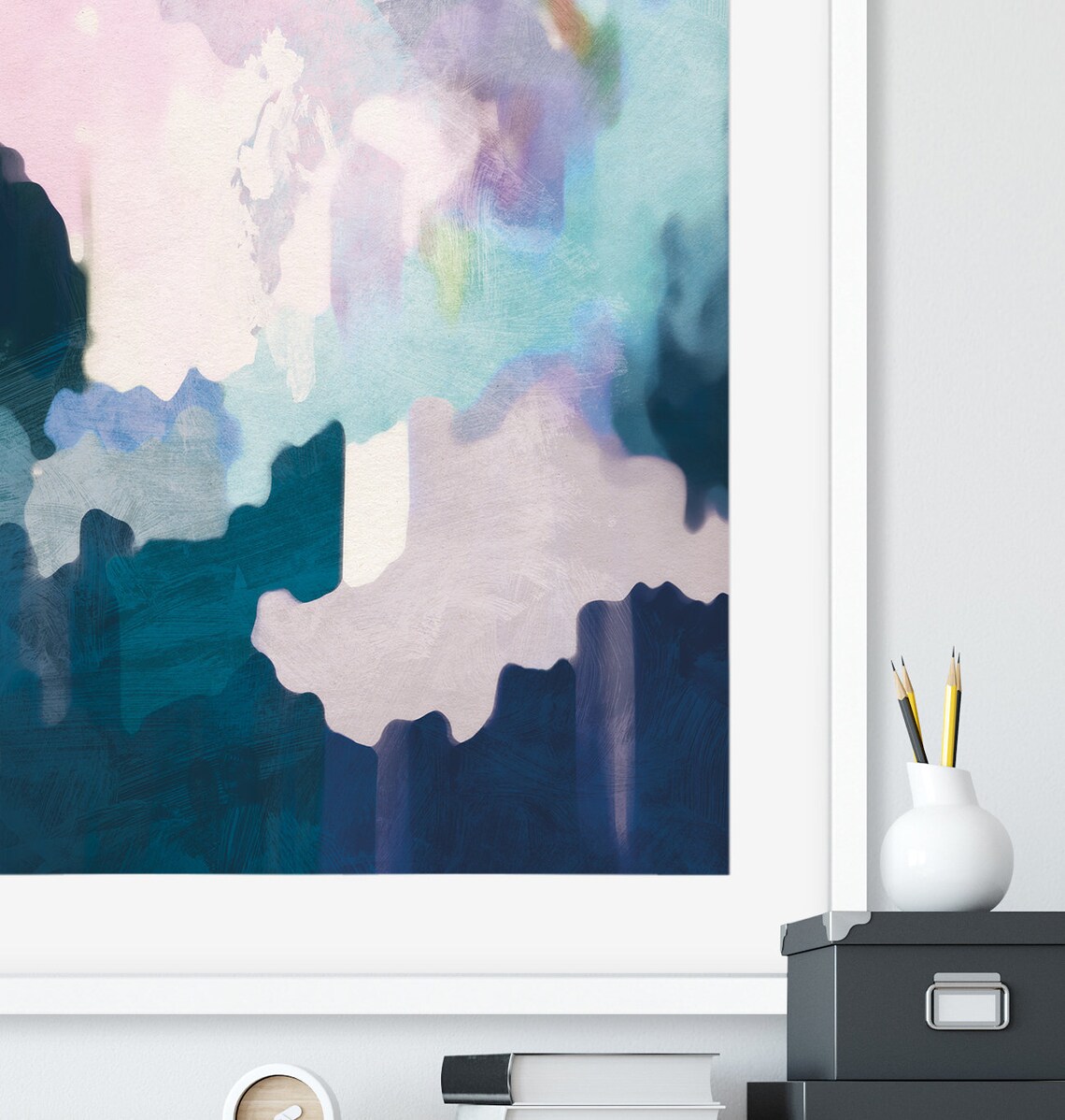 Large Abstract Art Printable Abstract Wall Art 24x36 print | Etsy