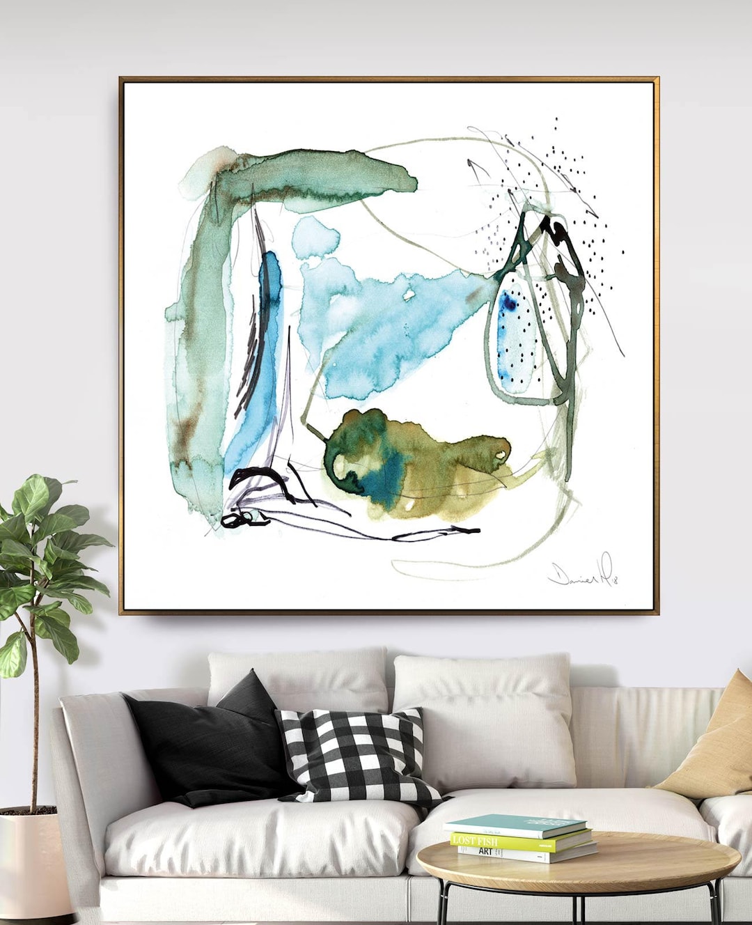 Large Abstract Printable Art, Large Painting, Minimal Art, Large Prints ...