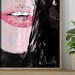 Abstract Painting Large Abstract Art Woman Print Pink and - Etsy