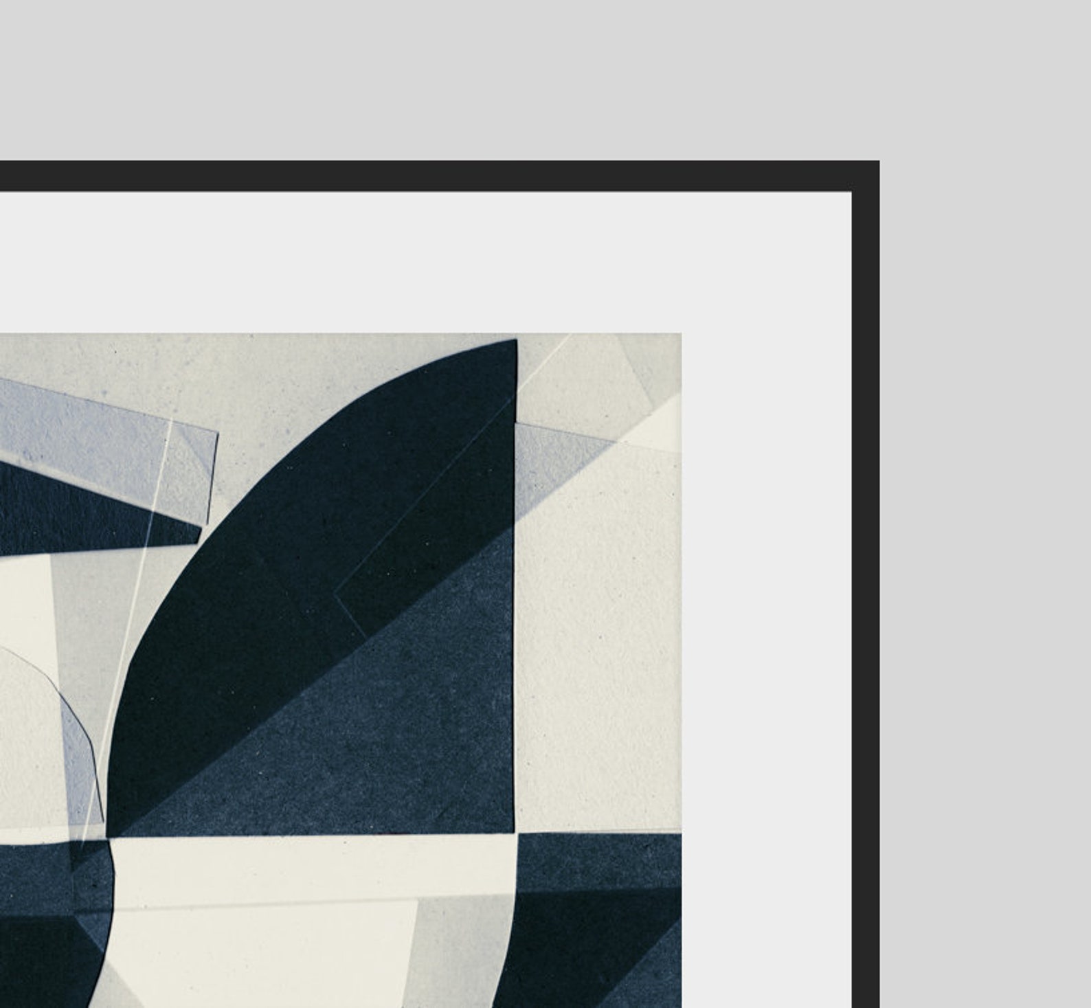 Large Abstract printable art Navy Blue and white Abstract | Etsy