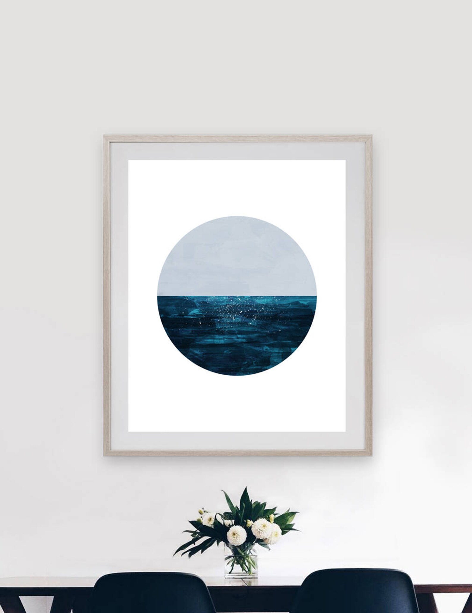 Abstract Painting Printable Abstract Art Ocean Print Navy - Etsy