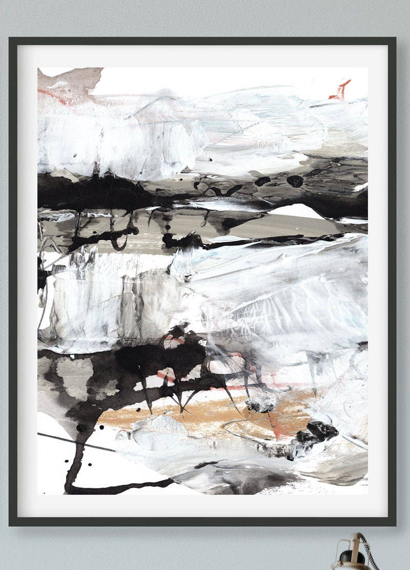 Abstract Art Print Set Set of 3 Prints Digital Downloads - Etsy UK