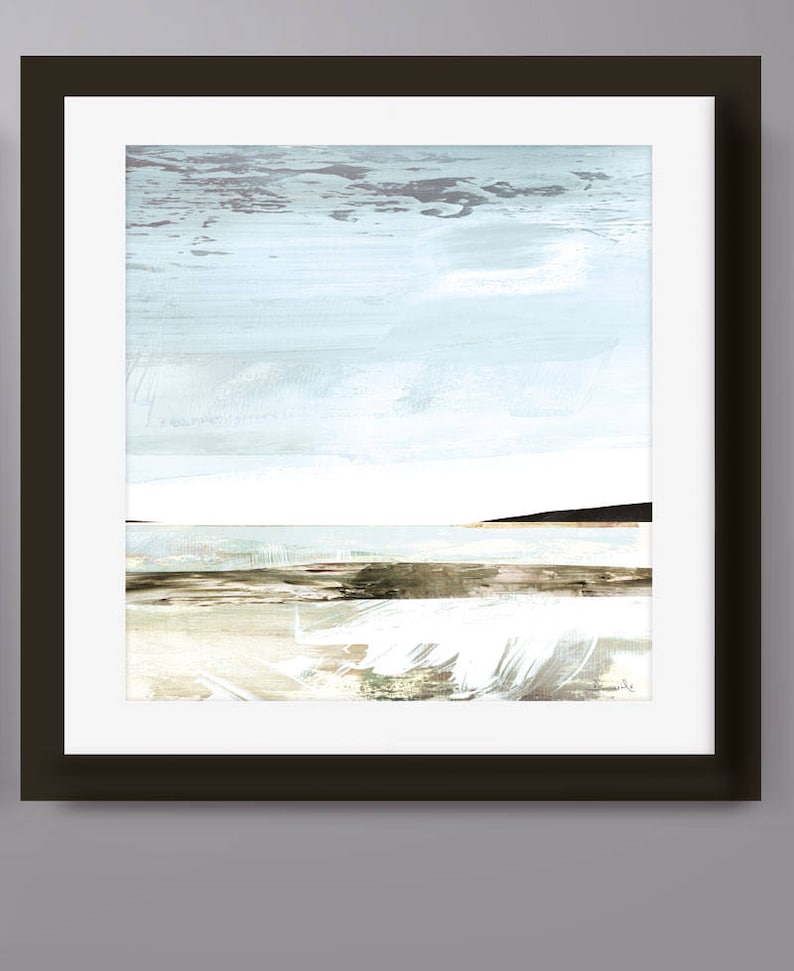 Abstract Seascape Painting Set of 2 Prints Large Abstract - Etsy