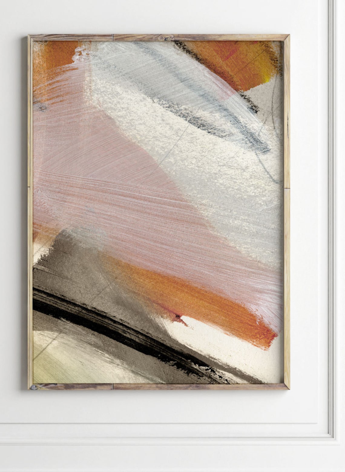 Abstract Art Print Set 2 Large Abstract Artworks Printable | Etsy