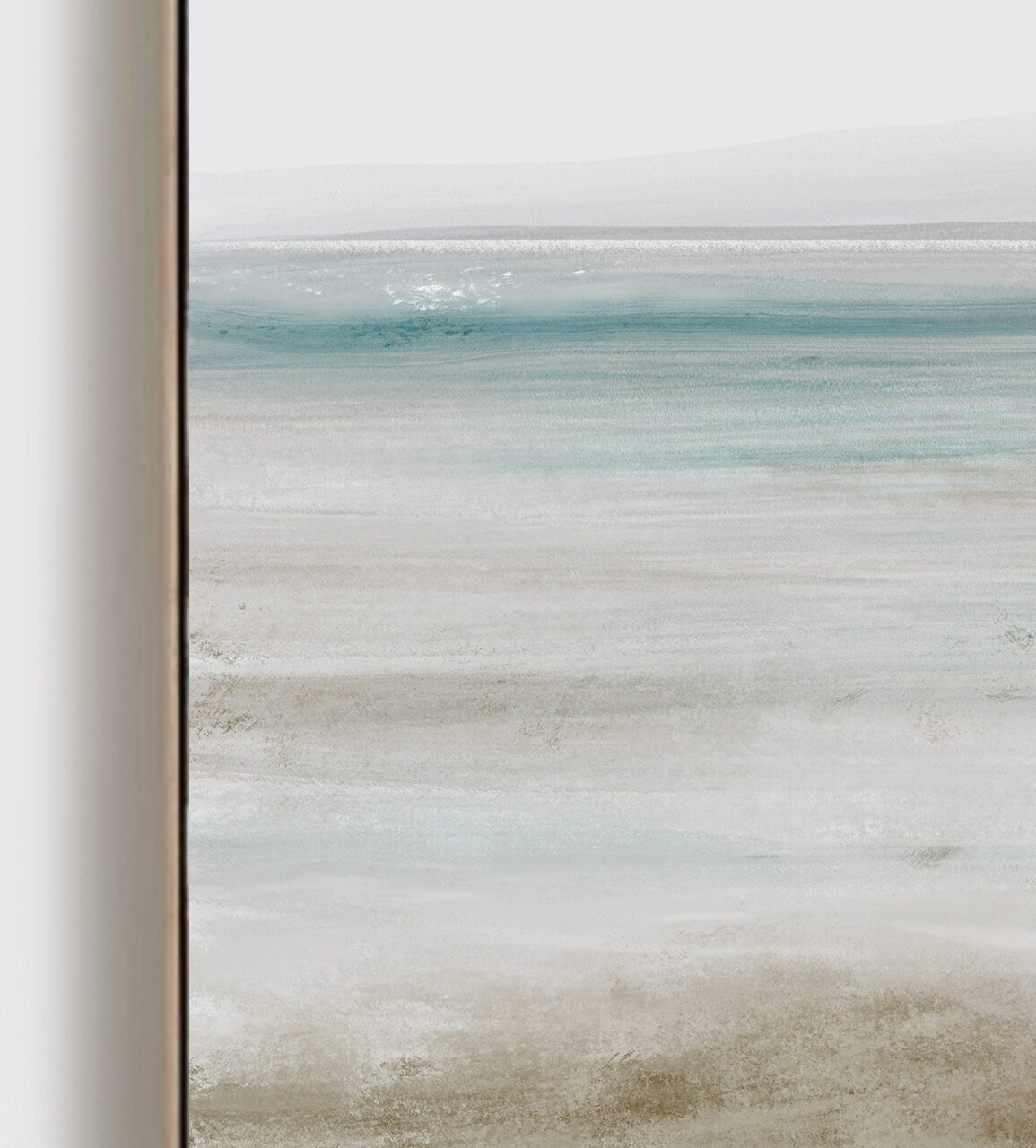 Beach PaintingBay View Large Wall Art Printable | Etsy