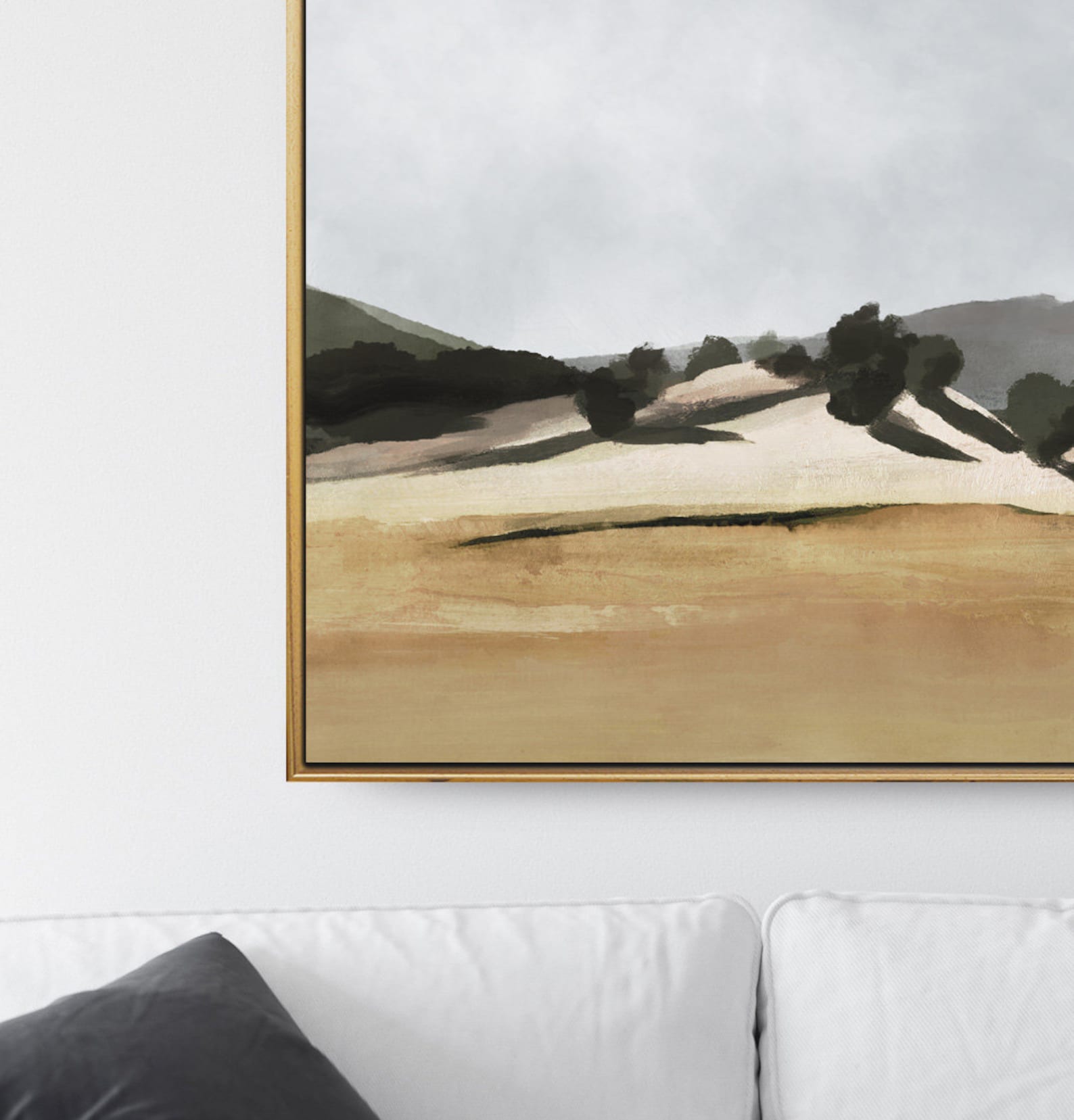 Large Landscape Painting Large Wall Art Abstract Landscape - Etsy