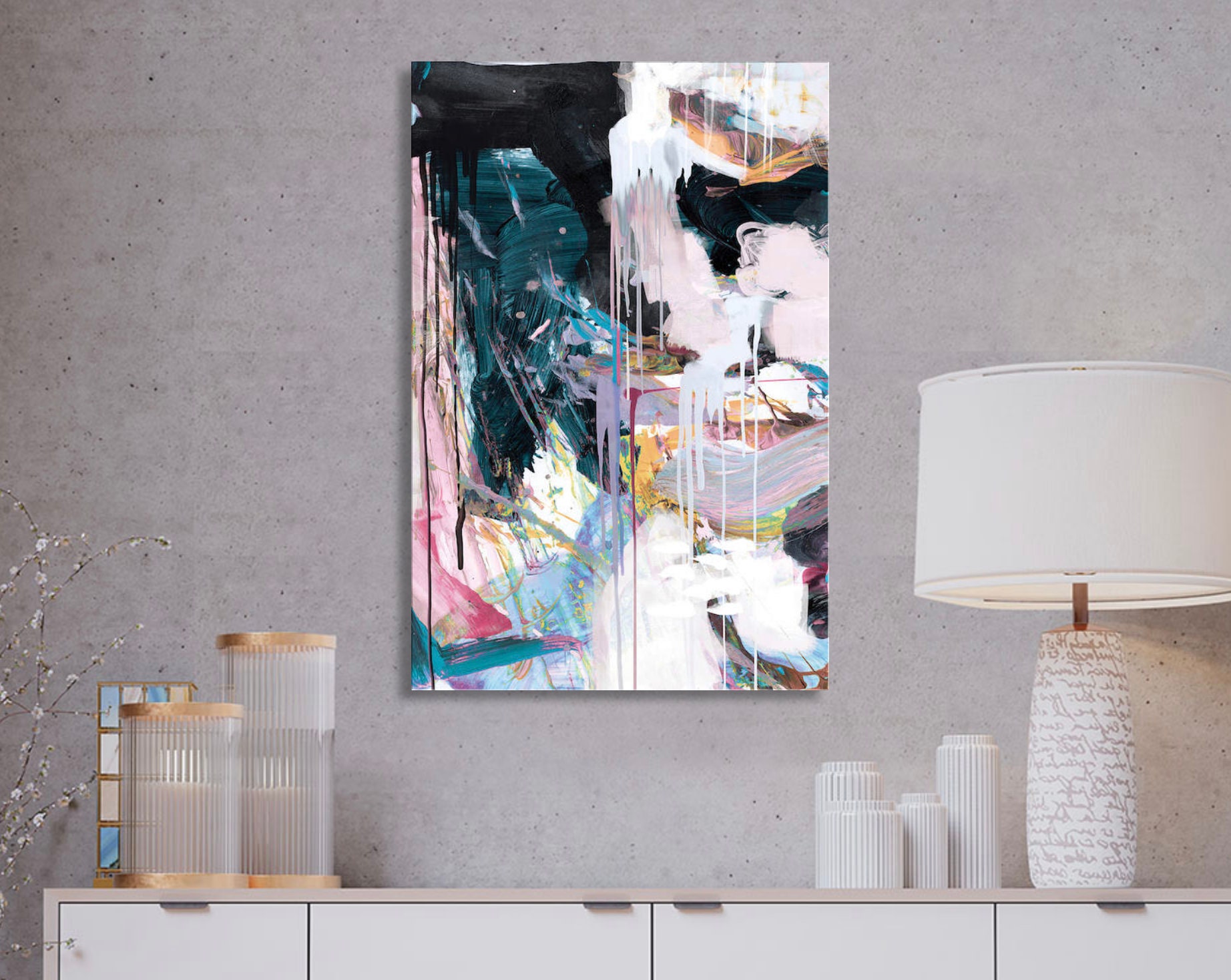 Set of 2 Prints Abstract Art Print Set 2 Abstract Prints | Etsy